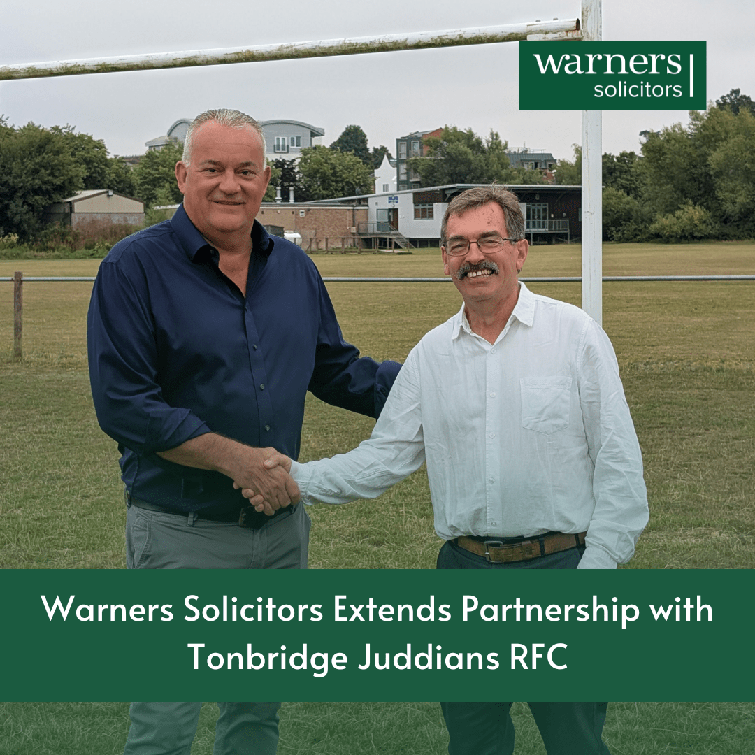 Warners Renews Sponsorship of Tonbridge Juddians Rugby Football Club ...